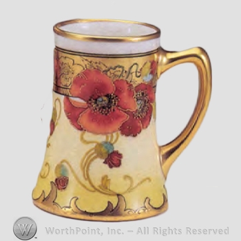 Mark with China Pattern: TWIN POPPY; Mug. | #868699