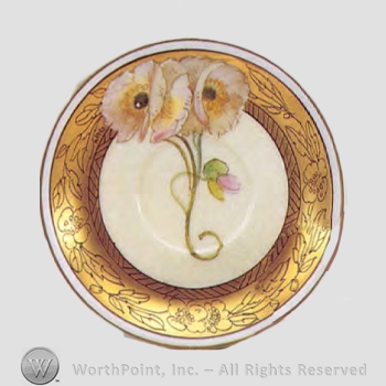 Mark with China Pattern: PINK TWIN POPPY; Saucer. | #868737