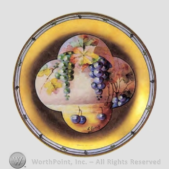 Mark with China Pattern: GRAPE ARBOR; Plate. | #868943