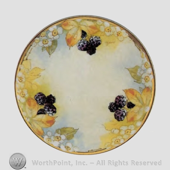 Mark with China Pattern: Three blackberry sprays | #869158