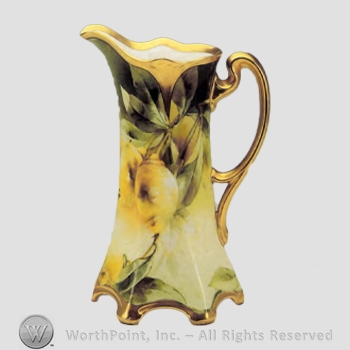 Mark with China Pattern: Lemons on green leaves; | #869455