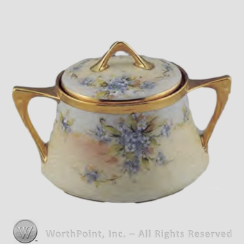 Mark with China Pattern: Blue forget-me-nots | #869464