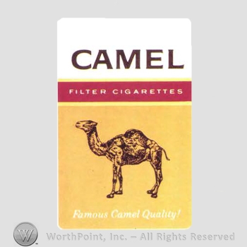 Mark with A camel, the text "CAMEL FILTER | #878213