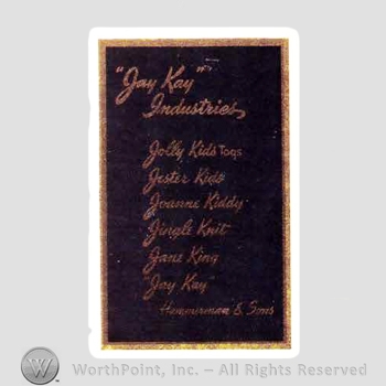 Mark with The text "Jay Kay Industries, Jelly | #878339