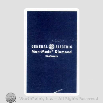 Mark with The text "GENERAL ELECTRIC Man-Made | #878404