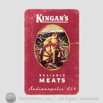 Mark with The text "KINGAN'S RELIABLE MEATS | #878483