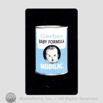 Mark with A box, the text "Gerber BABY FORMULA | #878508