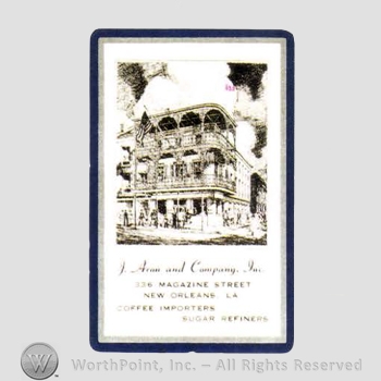 Mark with A building, the text "J. Aron and | #878533