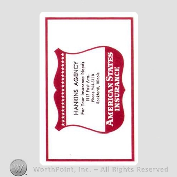 Mark with A shield, stars and the text "HANKINS | #878744