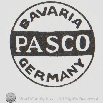 Mark with circle with the text "bavaria pasco | #8795
