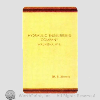 Mark with The text "HYDRAULIC ENGINEERING COMPANY | #880766