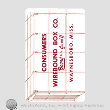 Mark with The text "CONSUMERS WIREBOUND BOX CO. | #880824
