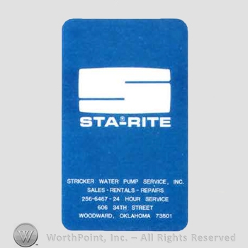 Mark with The letter "S" and the text "STA-RITE | #880979