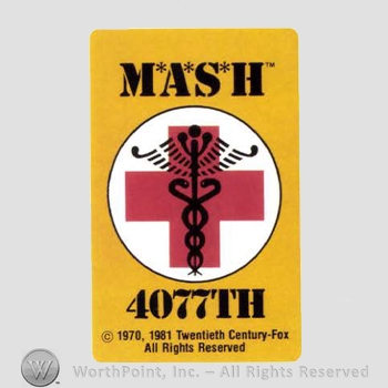 Mark with The text " M A S H 4077TH 1970, 1981 | #881455