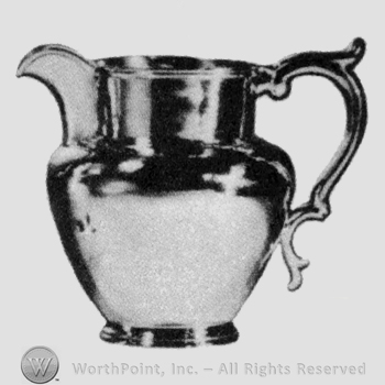 Mark with American silversmith pattern; pitcher. | #881871