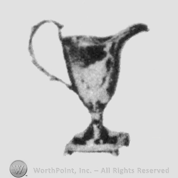 Mark with American silversmith pattern; creamer. | #881914