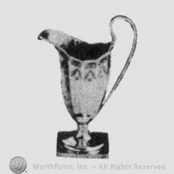 Mark with American silversmith pattern; creamer. | #881921