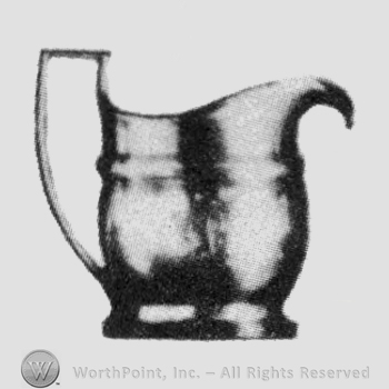 Mark with American silversmith pattern; creamer. | #881933