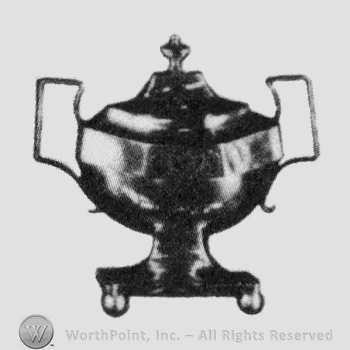 Mark with American silversmith pattern; handled | #881934