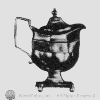 Mark with American silversmith pattern; creamer. | #881936