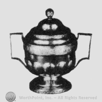 Mark with American silversmith pattern; sugar | #881937