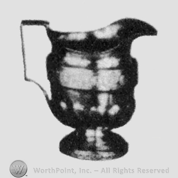 Mark with American silversmith pattern; creamer. | #881939