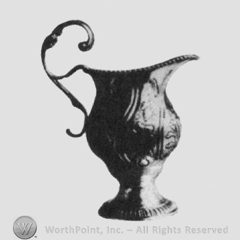 Mark with American silversmith pattern; creamer. | #881943