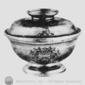 Mark with American silversmith pattern; sugar | #881957