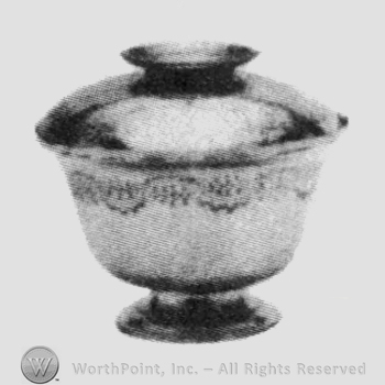 Mark with American silversmith pattern; sugar | #881960