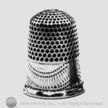 Mark with Silver Thimble: Abstract. | #886333