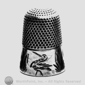 Mark with Silver Thimble: Water birds. | #886380