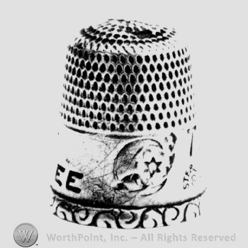 Mark with Silver Thimble: 'Crescent Silver | #886401