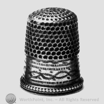 Mark with Silver Thimble: Chased and engraved | #886410