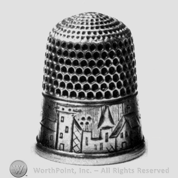 Mark with Silver Thimble: 'Landscape' with | #886589