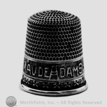 Mark with Silver Thimble: 'Maude Adams' on reeded | #886704