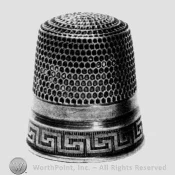 Mark with Silver Thimble: Greek key bands, cat. | #886906