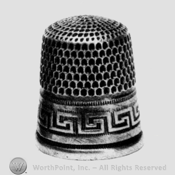 Mark with Silver Thimble: Greek key bands, cat. | #886907
