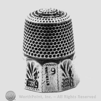 Mark with Silver Thimble: Ten-panel band with | #887109