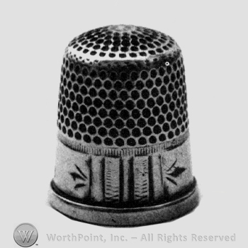 Mark with Silver Thimble: Engraved and chased | #887124