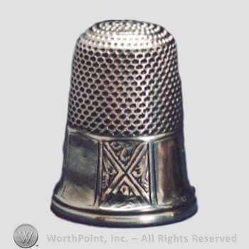 Mark with Gold paneled thimble: Unmarked. | #887926