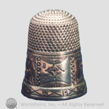 Mark with Gold paneled thimble: Star. | #887951