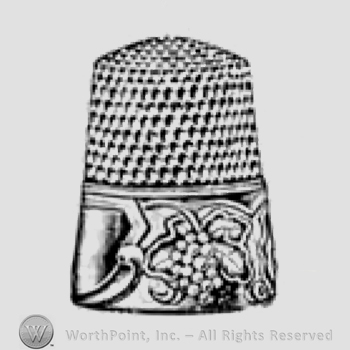 Mark with Gold thimble. | #888016