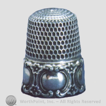 Mark with Sterling Silver thimble: Oval Shields, | #888040