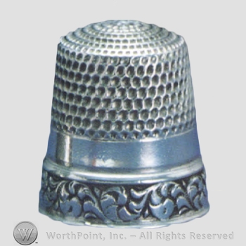 Mark with Sterling Silver thimble: Feathers, SBC, | #888045
