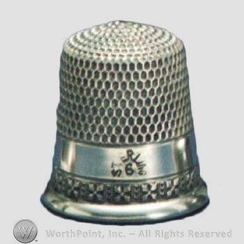 Mark with Sterling Silver thimble: Stylized | #888131