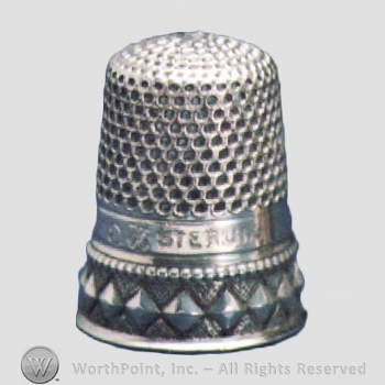 Mark with Sterling Silver thimble: Raised | #888148
