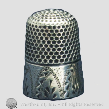 Mark with Sterling Silver thimble: Crown. | #888151