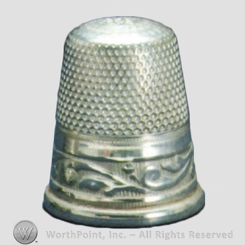 Mark with Sterling Silver thimble: 8 pt. star, | #888201