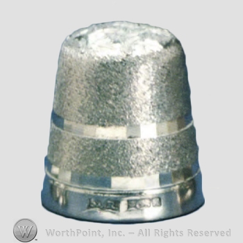 Mark with Sterling Silver thimble: Modern, SJR, | #888248