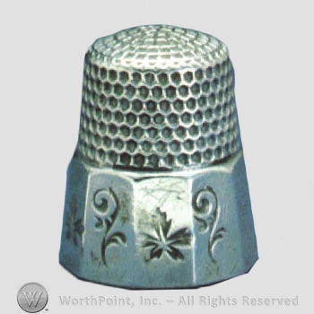 Mark with Sterling Silver thimble: Star. | #888267